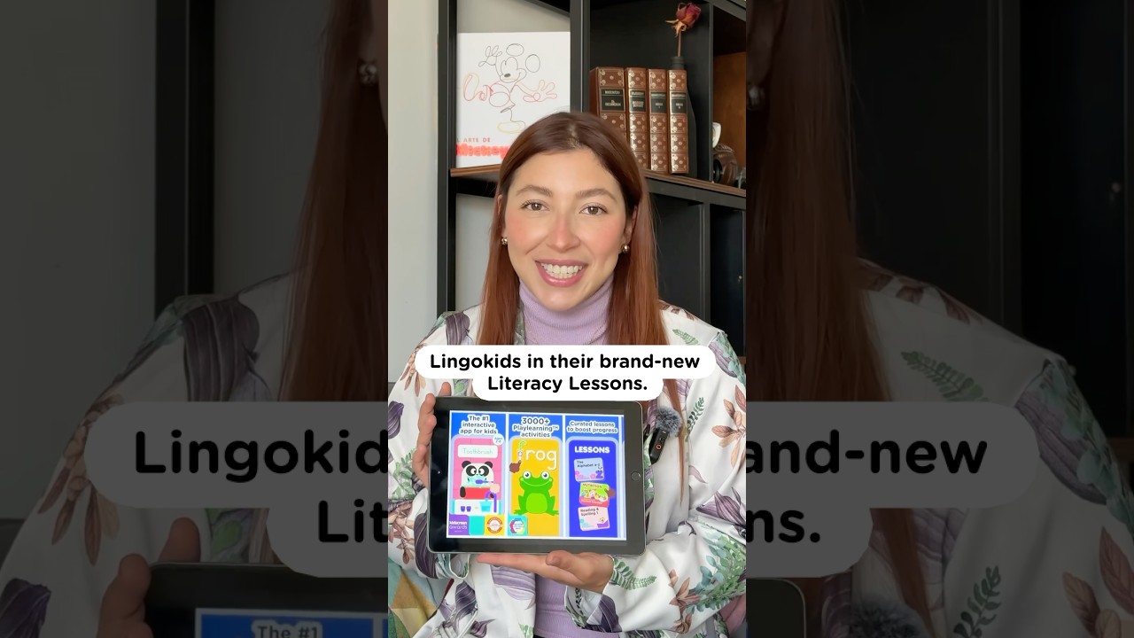 New Literacy Lessons + Workbook on Amazon! Learn with Lingokids & The ​⁠@WorldLiteracyFoundation🌟