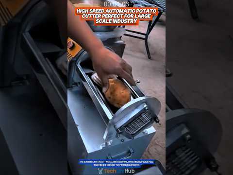 High Speed Automatic Potato Cutter Perfect for Large Scale Industry.