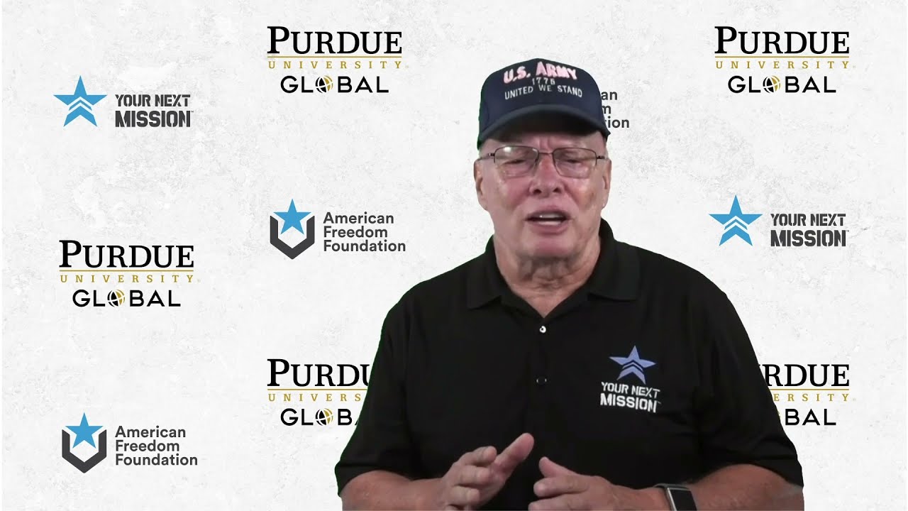 Purdue University Global with the 12th SMA (R) Jack L. Tilley