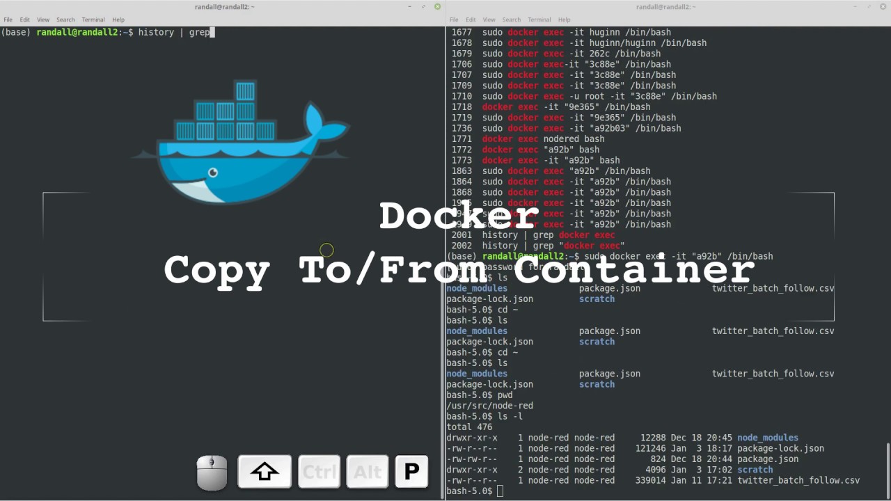 Docker Tutorial - Copy To/From a Docker Container
