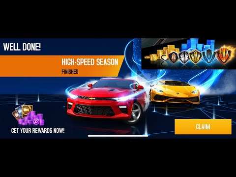 Asphalt 8, Multiplayer High Speed Season Elite League Rewards and Wild Cards