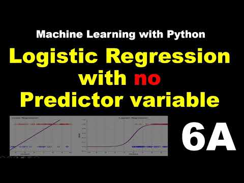Logistic Regression with no Predictor variable | Machine Learning - P6A