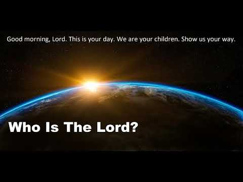 Who Is The Lord? – Easy Peasy All-in-One Homeschool