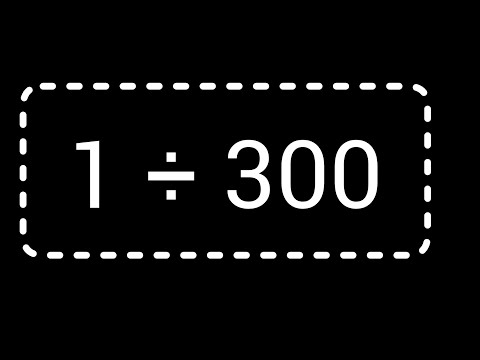 1 Divided by 300 ||How to Solve 1 Divided by 300 without Calculator||Long Division