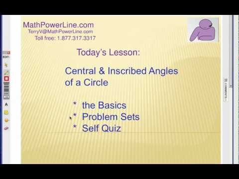 How to Study Central and Inscribed Angles of a Circle: the Basics