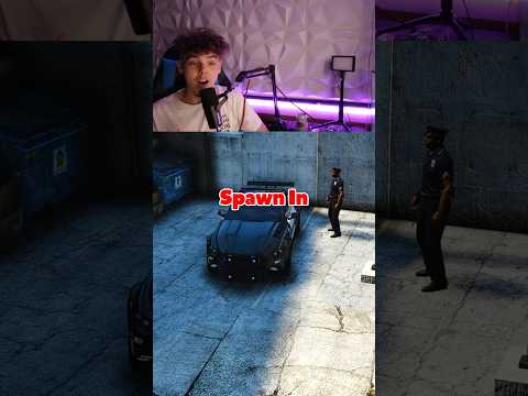 How To Spawn A Secret Police Car In GTA 5! 😳 #shorts