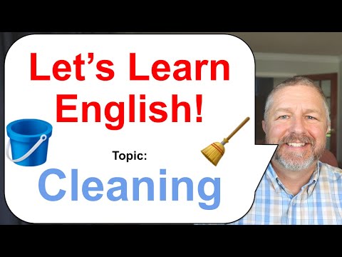 Free English Class! Topic: Cleaning! 🧹🧺🗑️