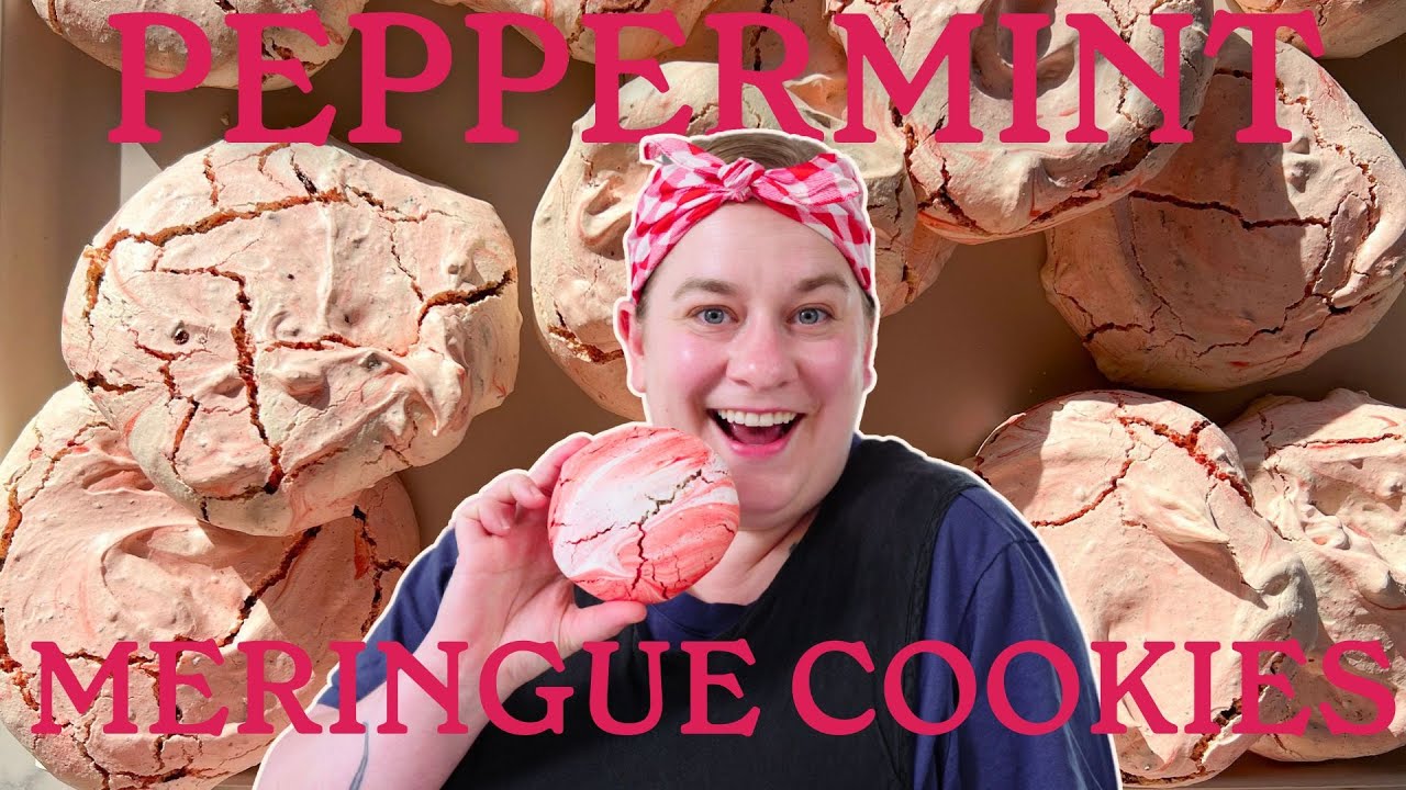 The MOST Festive Peppermint Chocolate Meringue Cookies | Happy Baking with Erin Jeanne McDowell