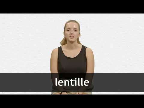 English Translation of “LENTILLE” | Collins French-English Dictionary
