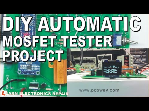 Low Cost DIY Automatic Mosfet Analyzer Curve Plotter Project