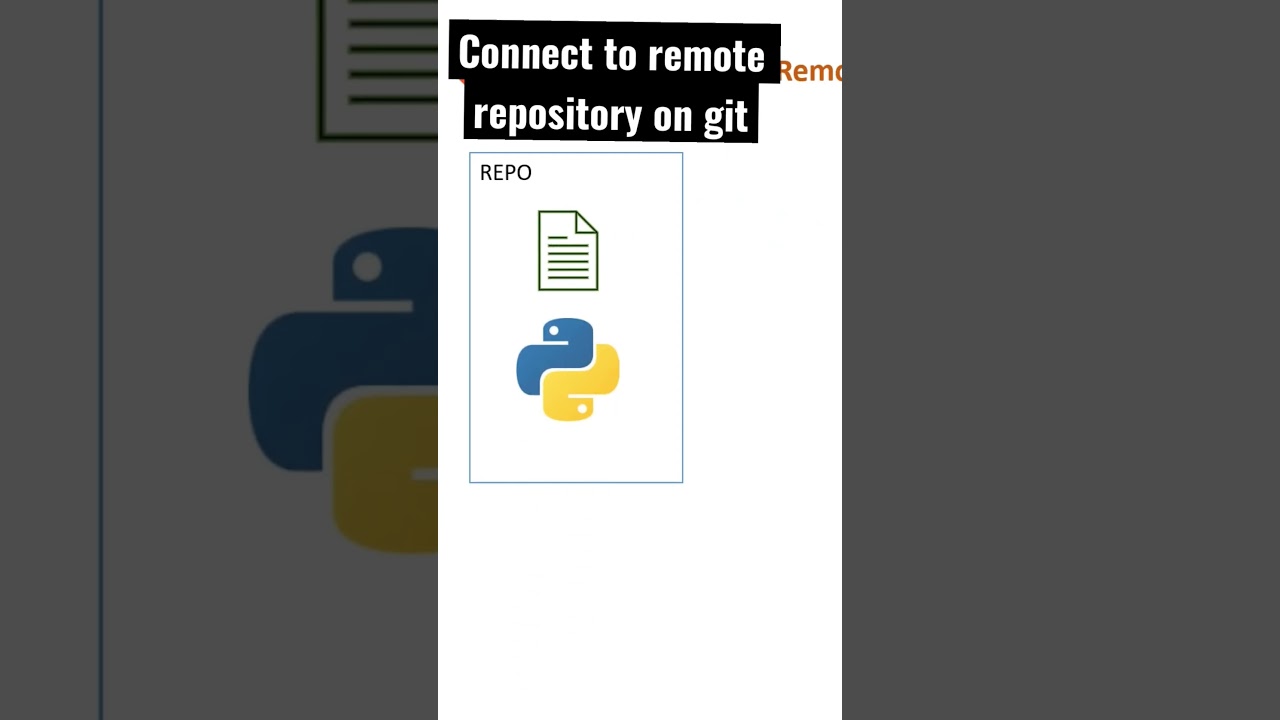 Connect local repo to remote on git #github #softwareengineering #coding