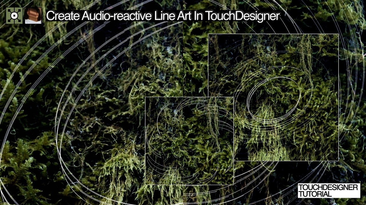 create audio-reactive line art in touchdesigner | tutorial