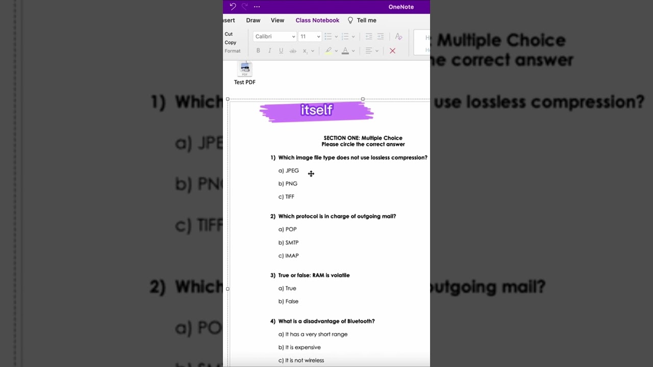How to Annotate a PDF in OneNote