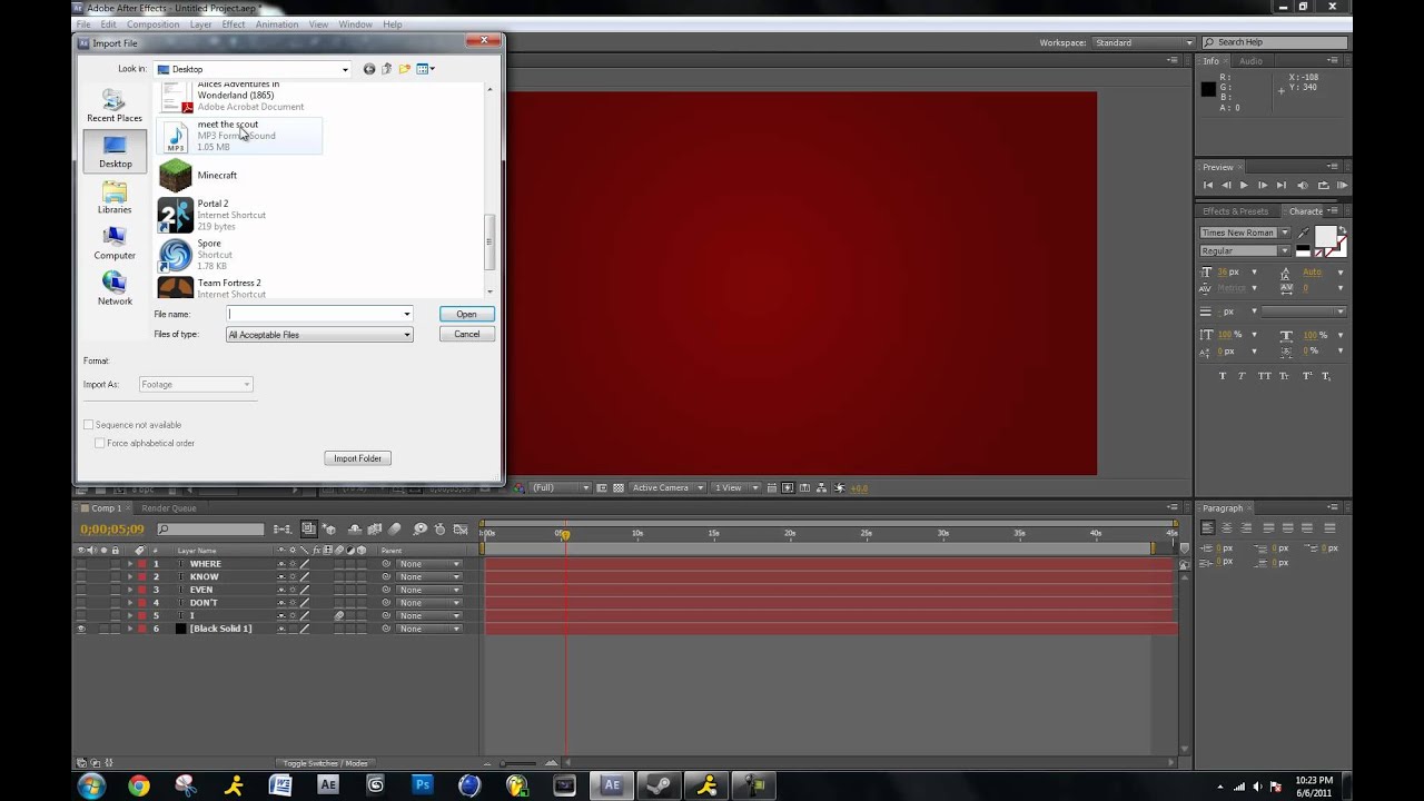 Kinetic Typography | Basic Tutorial (Part 1)