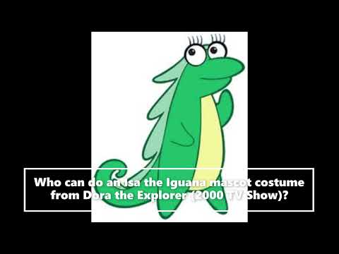 2025 Mascot Costume Ideas Isa The Iguana (Dora The Explorer) #mascotcostume #mascot2025 #video2025