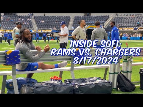 Inside SoFi in 4K: VIP 132 SEATS and SOFI SOCIAL CLUB for Rams vs. Chargers | Preseason 8/17/24