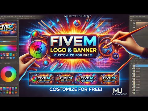 How to Change Your FiveM Server Logo & Banner | Create Free Logo & Banner 🚀 | MJ DEVELOPMENT