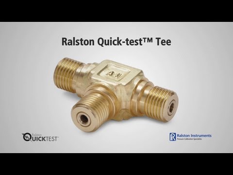 How to Use Quick-Test Tees | Ralston Instruments