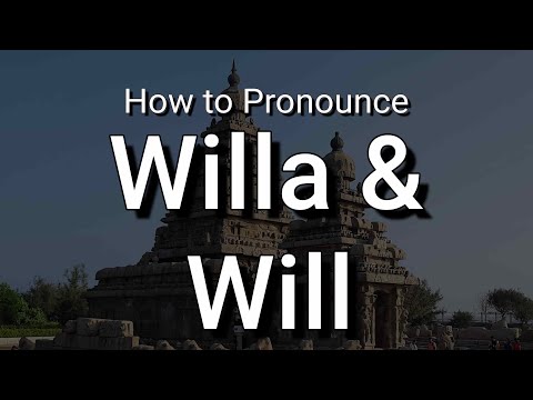 How to Pronounce Willa and Will Differently - Pronunciation and Meaning