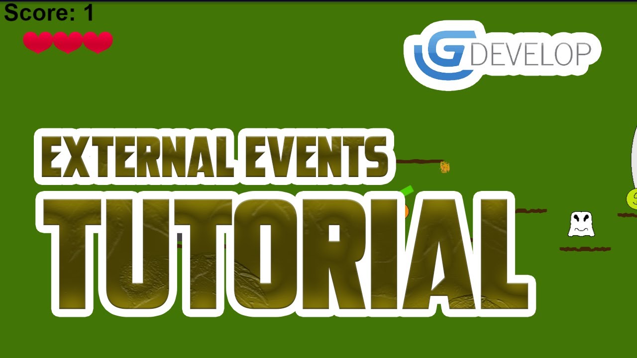Updated GDevelop Platformer #7 External Events