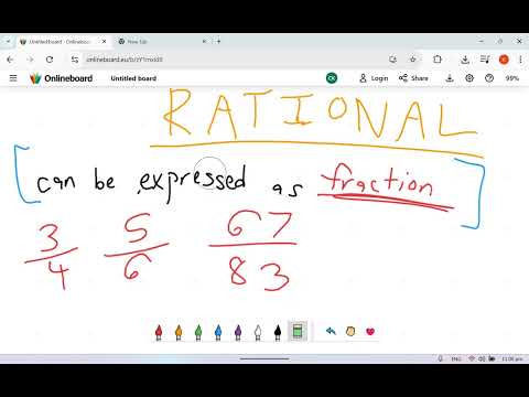 Mathematics - Categories of Numbers (Real, Rational etc.)