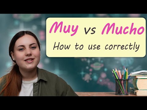 MUY vs MUCHO + POCO in Spanish explained