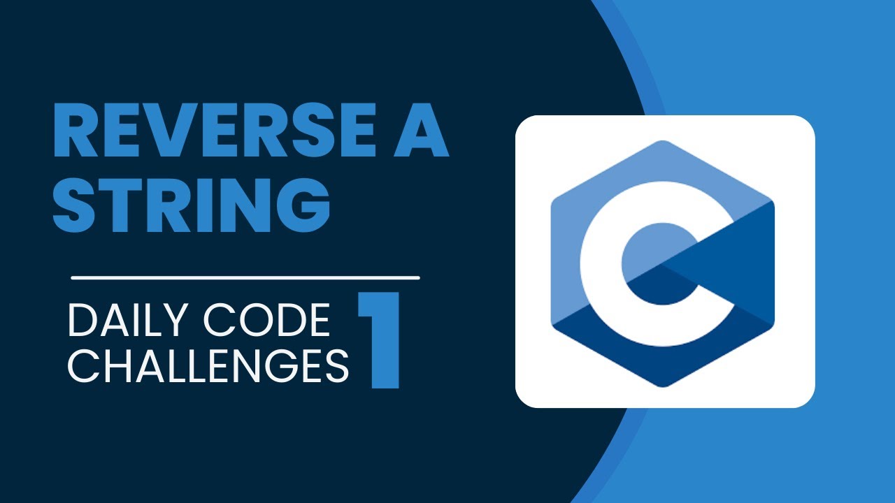 Reverse a String in C | Simple C Programming Tutorial