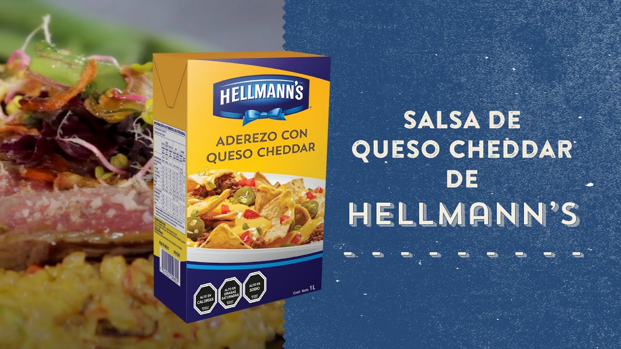 Salsa Queso Cheddar Hellmann's 🧀