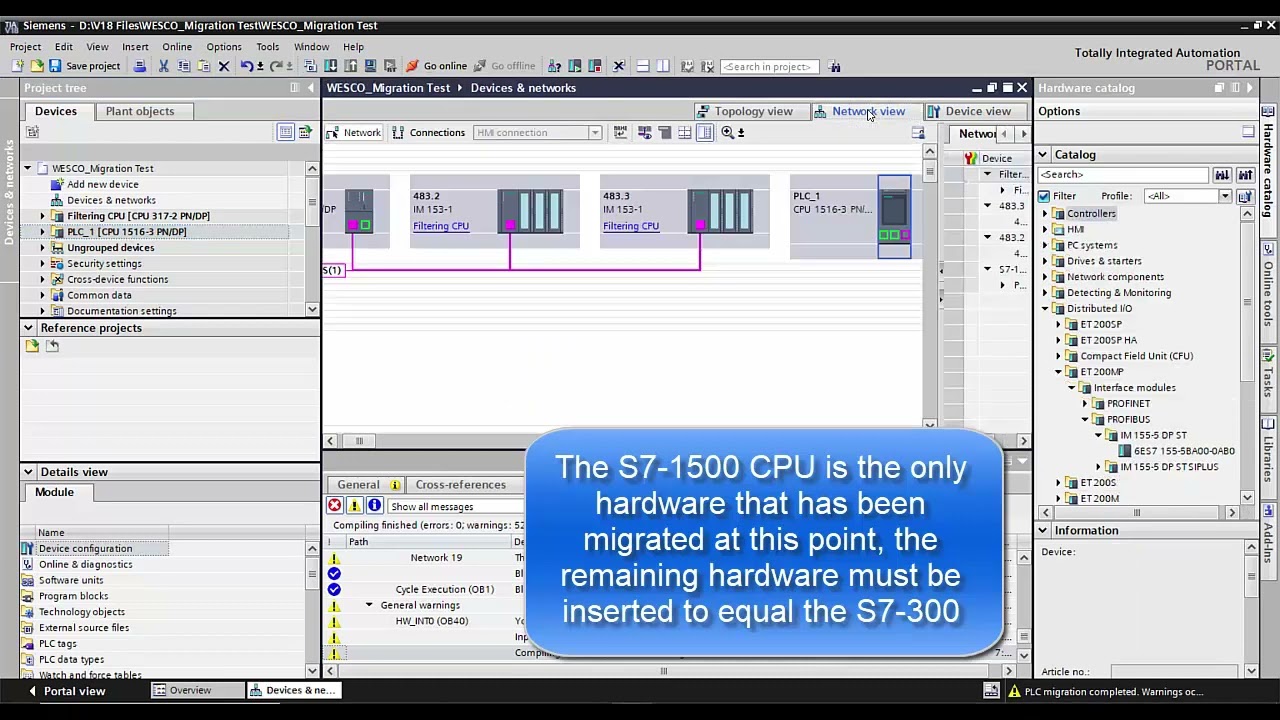 S7 300 to 1500 TIA Migration