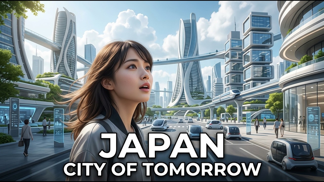 Futuristic Japan 2050 🇯🇵 | Most Advanced Futuristic Architecture & AI Technology (8K)