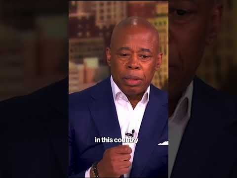 NYC Mayor Eric Adams Bristles When Accused Of Defending Trump On 'The View' #shorts