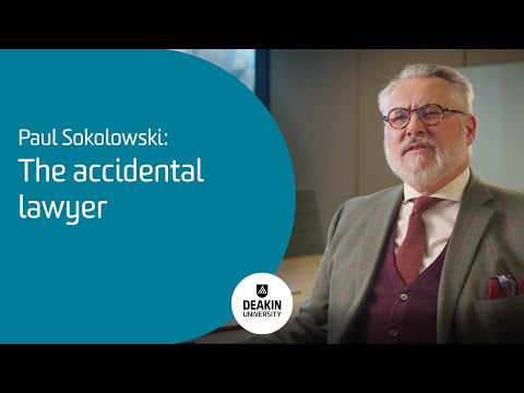 Paul Sokolowski: 'the accidental lawyer'