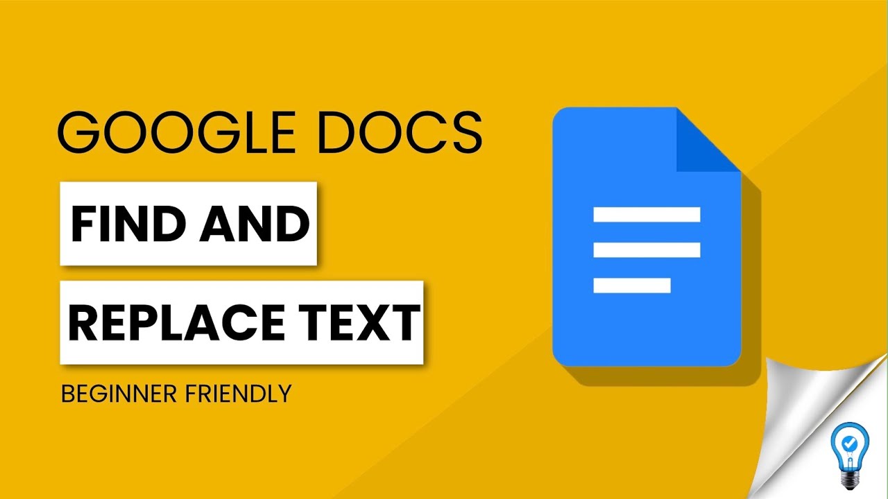 How to Find and Replace Text in Google Docs