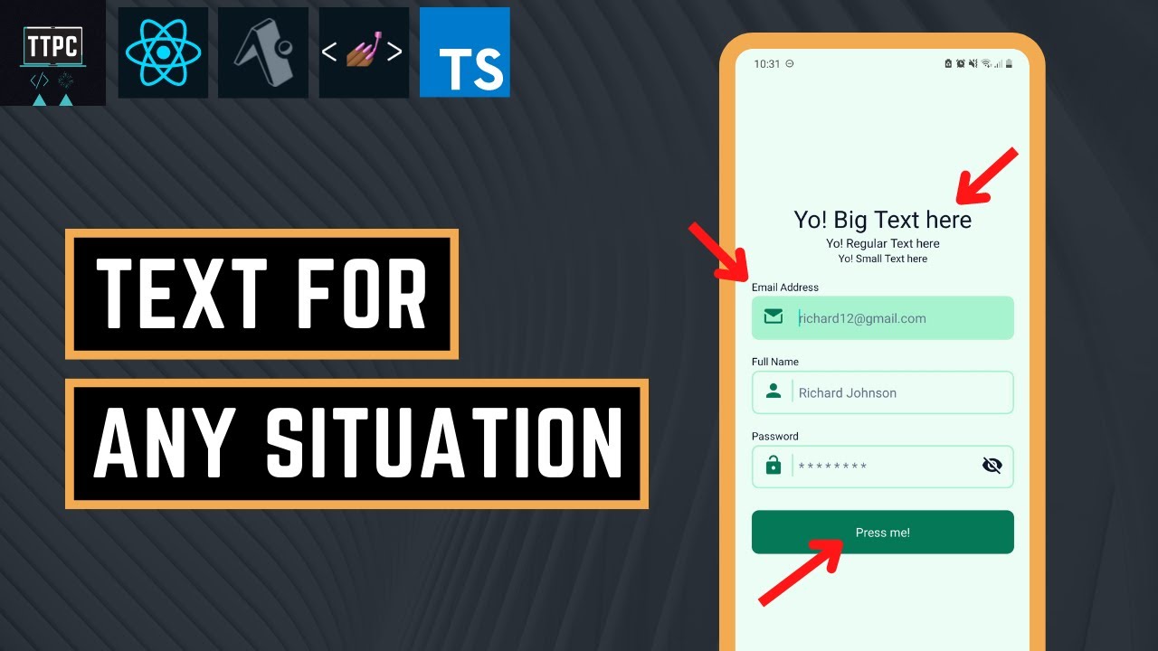 Time-Saving React Native Text Components | React Native Custom Components with TypeScript #3