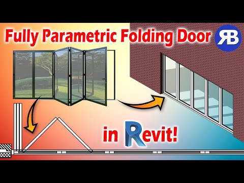 Revit Snippet: Create Fully Parametric Folding Doors