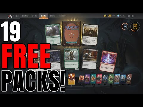 GET 19 FREE PACKS ON MAGIC THE GATHERING ARENA! - WORKING AS 2021!