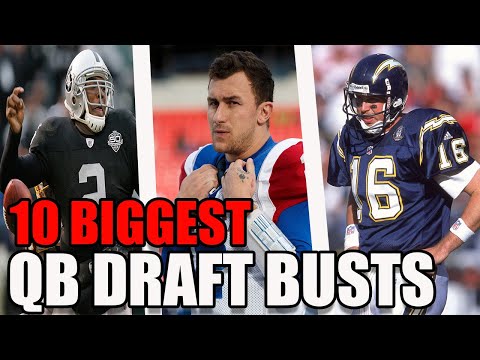 Who are the 10 Biggest NFL QB Draft Busts? | Reacting to Pat McAfee