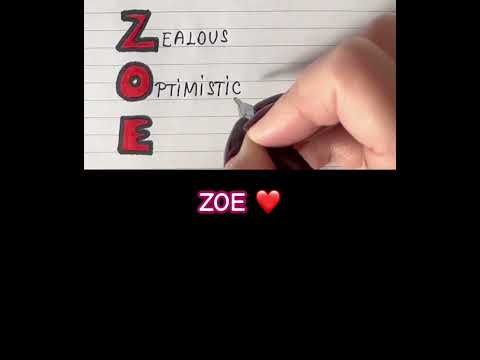 Meaning of the name ZOE #meaning #name #zoe