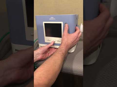 Invasive Ventilation Setup with Active Circuit - Philips Trilogy 100 Non-Invasive Ventilator (NIV)