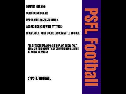 What does ''Defiant'' mean?