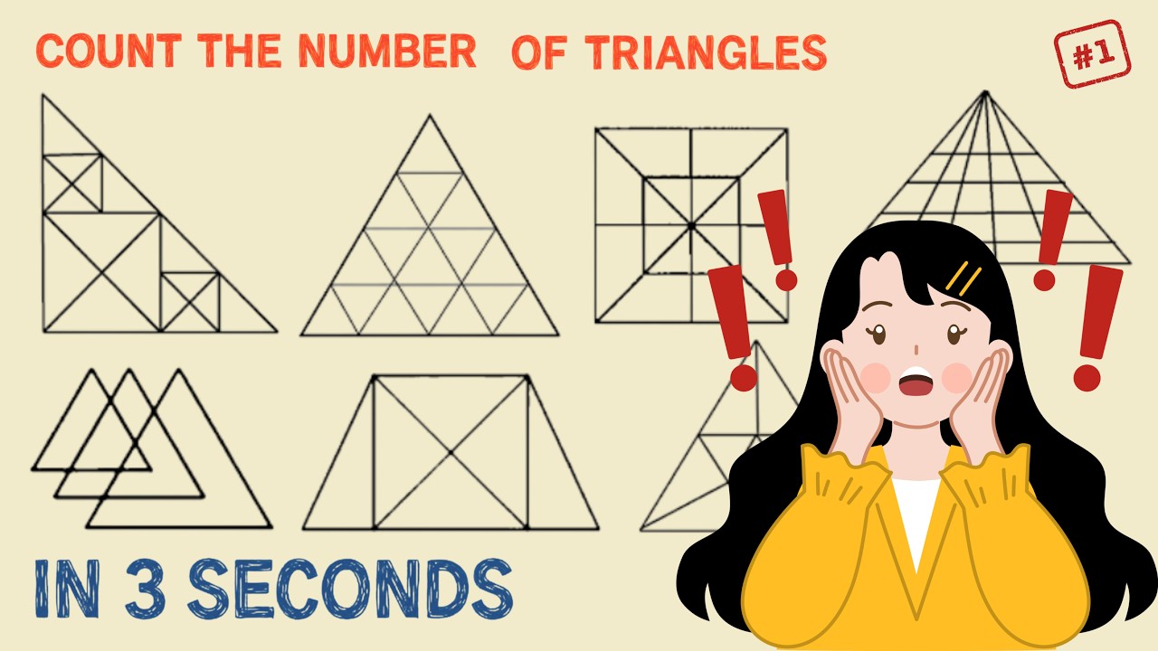 Best Trick for Counting Triangles in 3 Seconds | Fastest Trick for Counting Figures| Reasoning