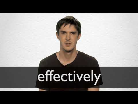 How to pronounce EFFECTIVELY in British English