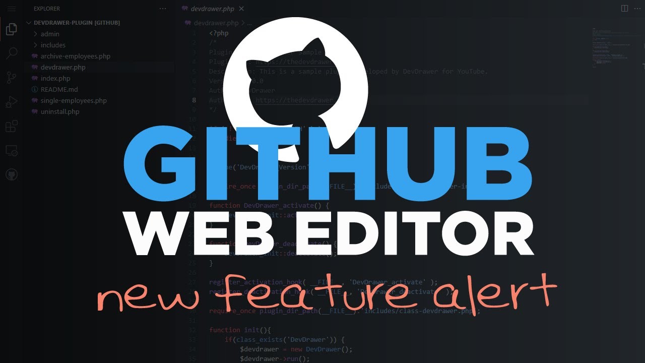 Introducing GitHub's FREE Web-based Editor - #73