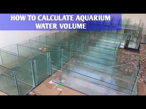 Aquarium water volume calculator