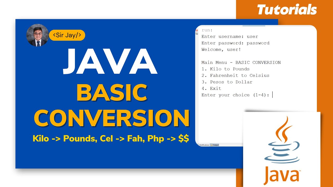 JAVA Tutorial: Basis Conversion System