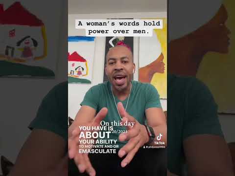 A woman’s words hold power with men. #fyp #women #men #mentalhealth #words #education