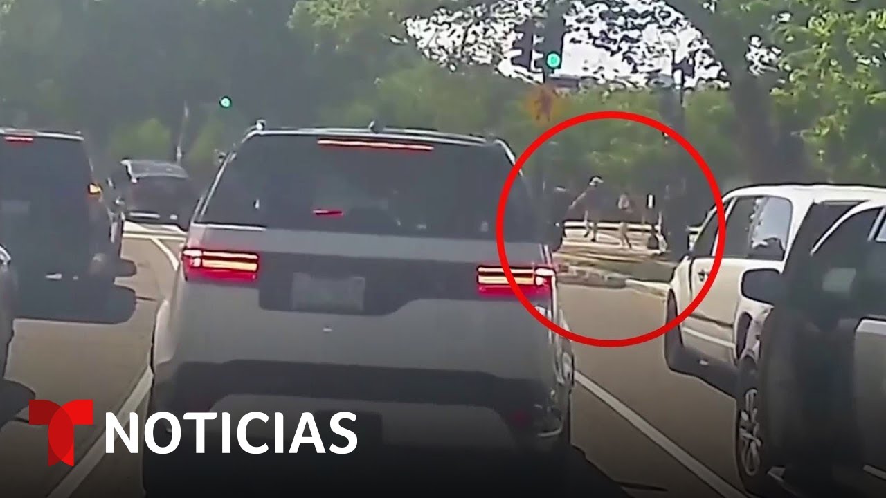 Revelan nuevas imágenes del tiroteo cerca de la Casa Blanca | Noticias Telemundo