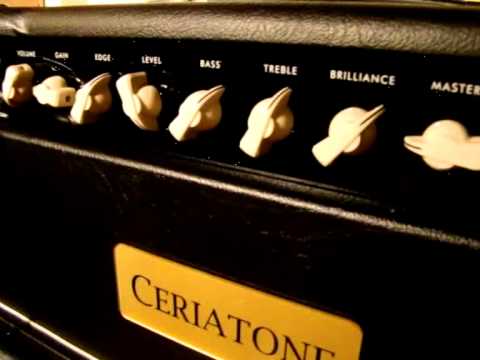 Ceriatone Stray Cat 30 2000's black/british grn | Reverb