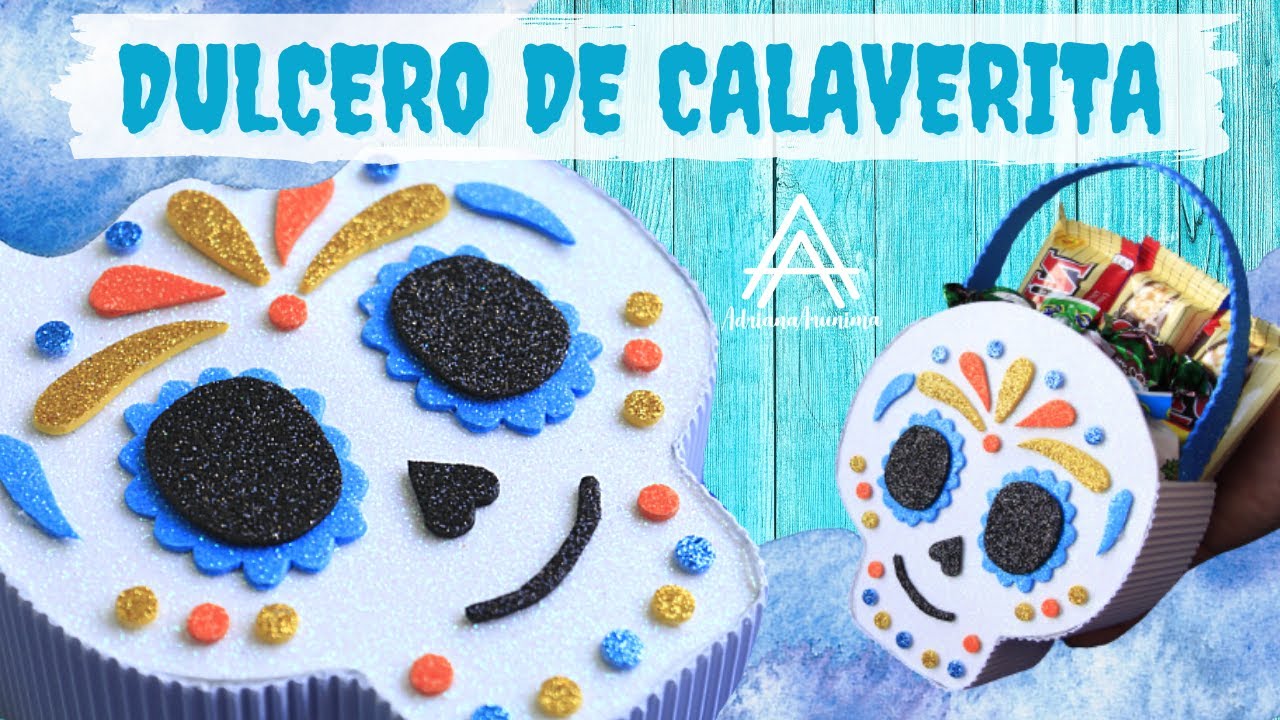 🟠 𝗖𝗔𝗟𝗔𝗩𝗘𝗥𝗜𝗧𝗔 𝗗𝘂𝗹𝗰𝗲𝗿𝗼 | SKULL-shaped candy dish | Day of the Dead skull (crafts)