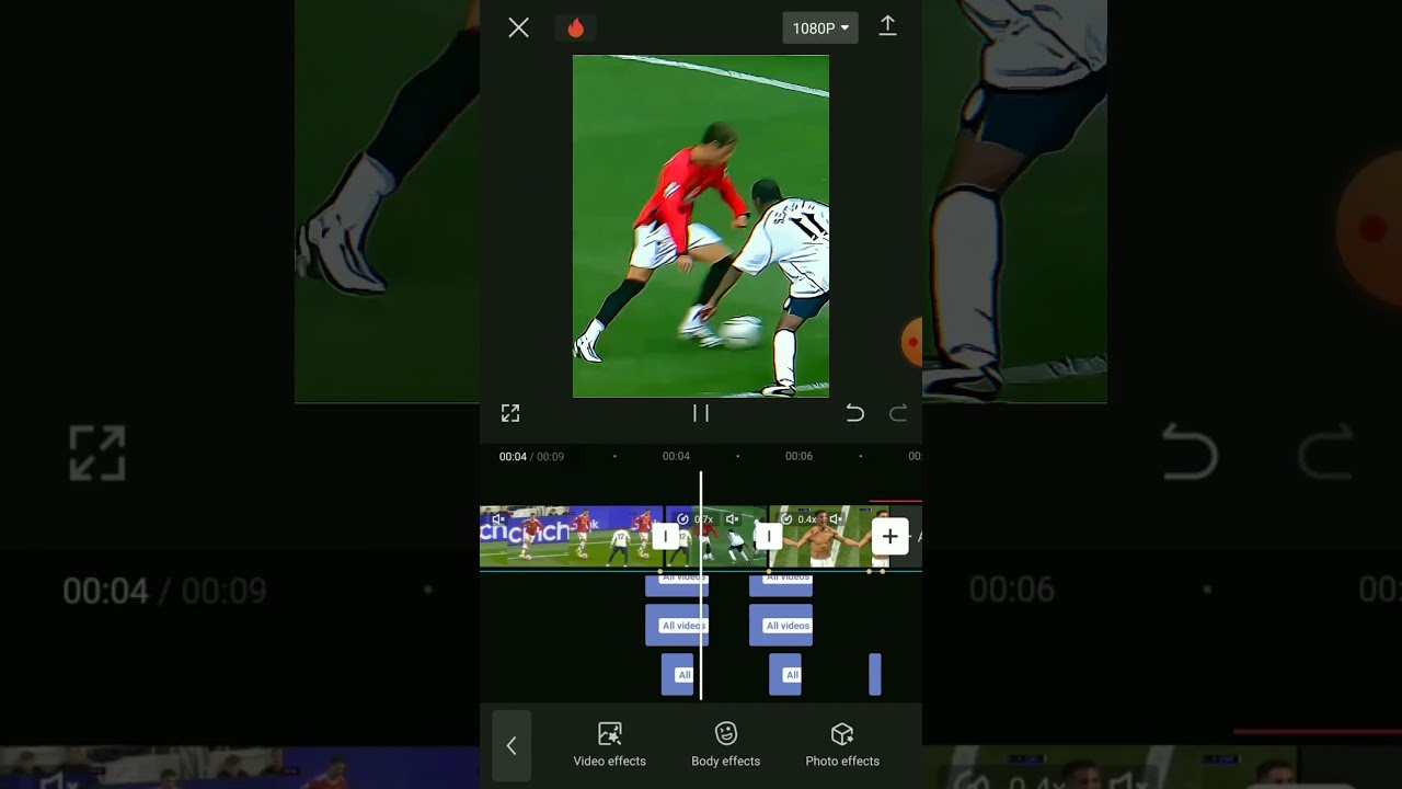 capcut simple editing tutorial | football editing tutorial | Edit Like a Pro with CapCut#midasheditz